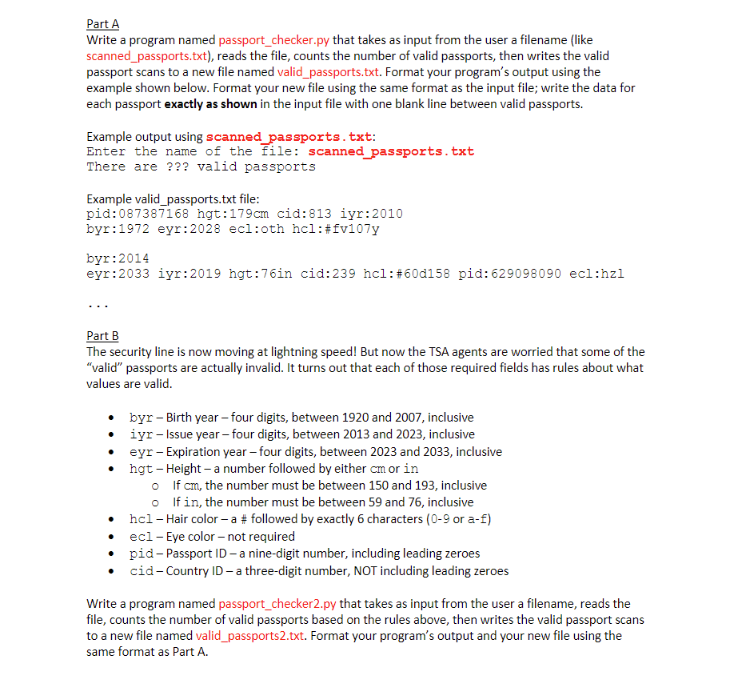 Solved Activity \#1: Passport checker - team While waiting | Chegg.com