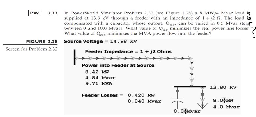 Solved PW 2.32 In PowerWorld Simulator Problem 2.32 (see | Chegg.com