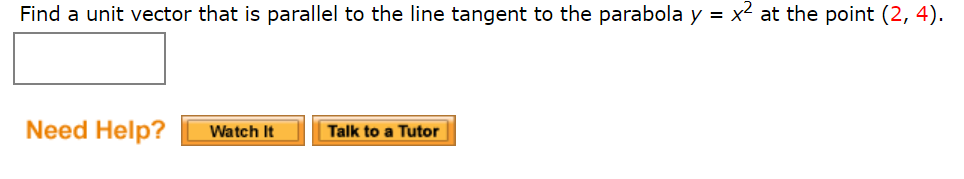 Solved Find a unit vector that is parallel to the line | Chegg.com