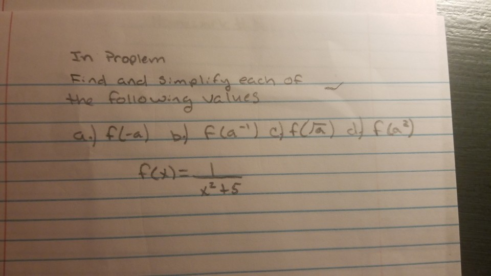Solved In Proplem Find and simplify each the following | Chegg.com