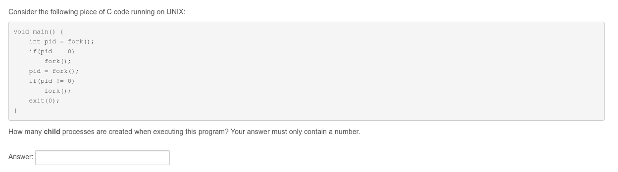 Solved Consider the following piece of C code running on | Chegg.com