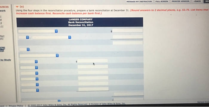 Solved MESSAGE MYINSTRU Problem 7-4A (Part Level Submission) | Chegg.com