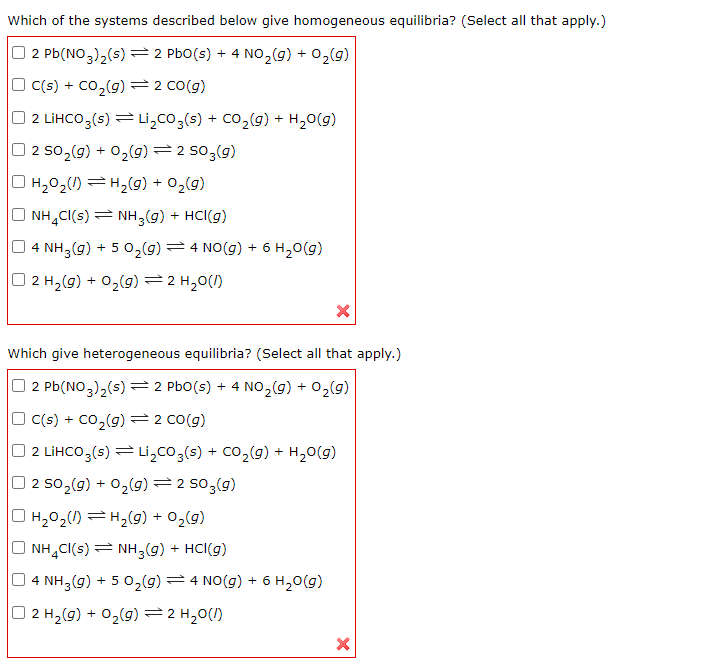 Solved Which of the systems described below give homogeneous | Chegg.com