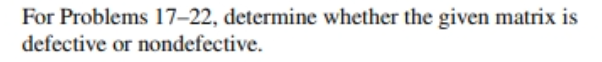 Solved For Problems 17-22, determine whether the given | Chegg.com