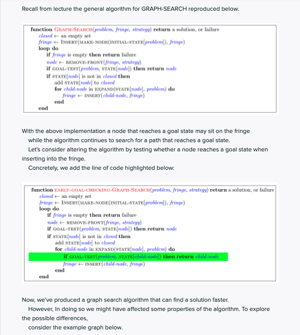 Solved Recall from lecture the general algorithm for | Chegg.com