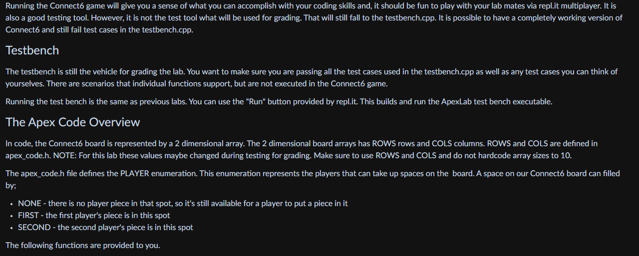 Solved Instructions - Using repl.it and Apex Lab info - Use | Chegg.com