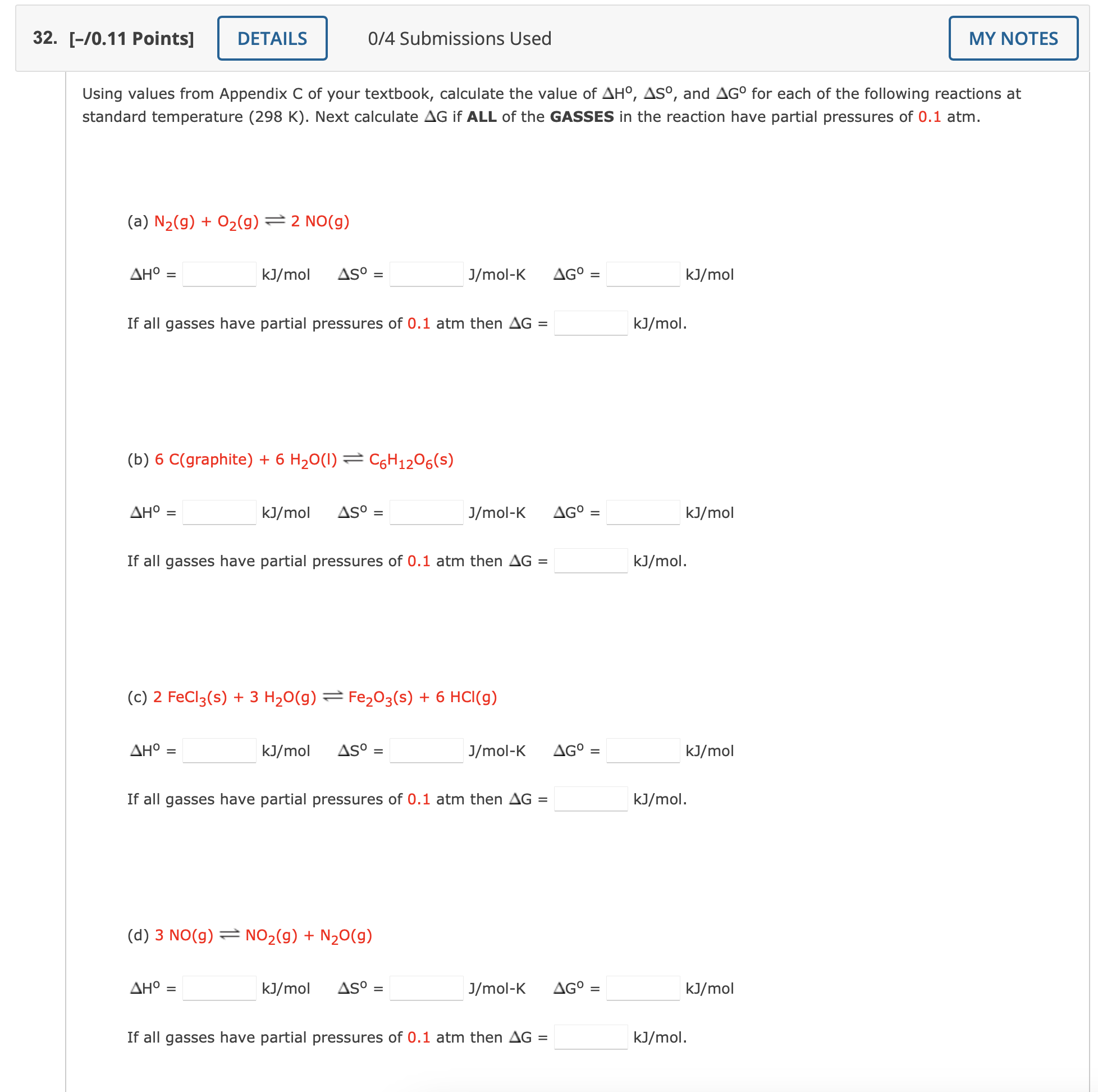 Solved sing values from Appendix C of your textbook, | Chegg.com