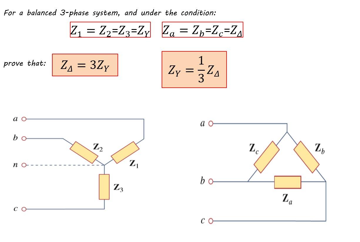 Solved For a balanced 3-phase system, and under the | Chegg.com