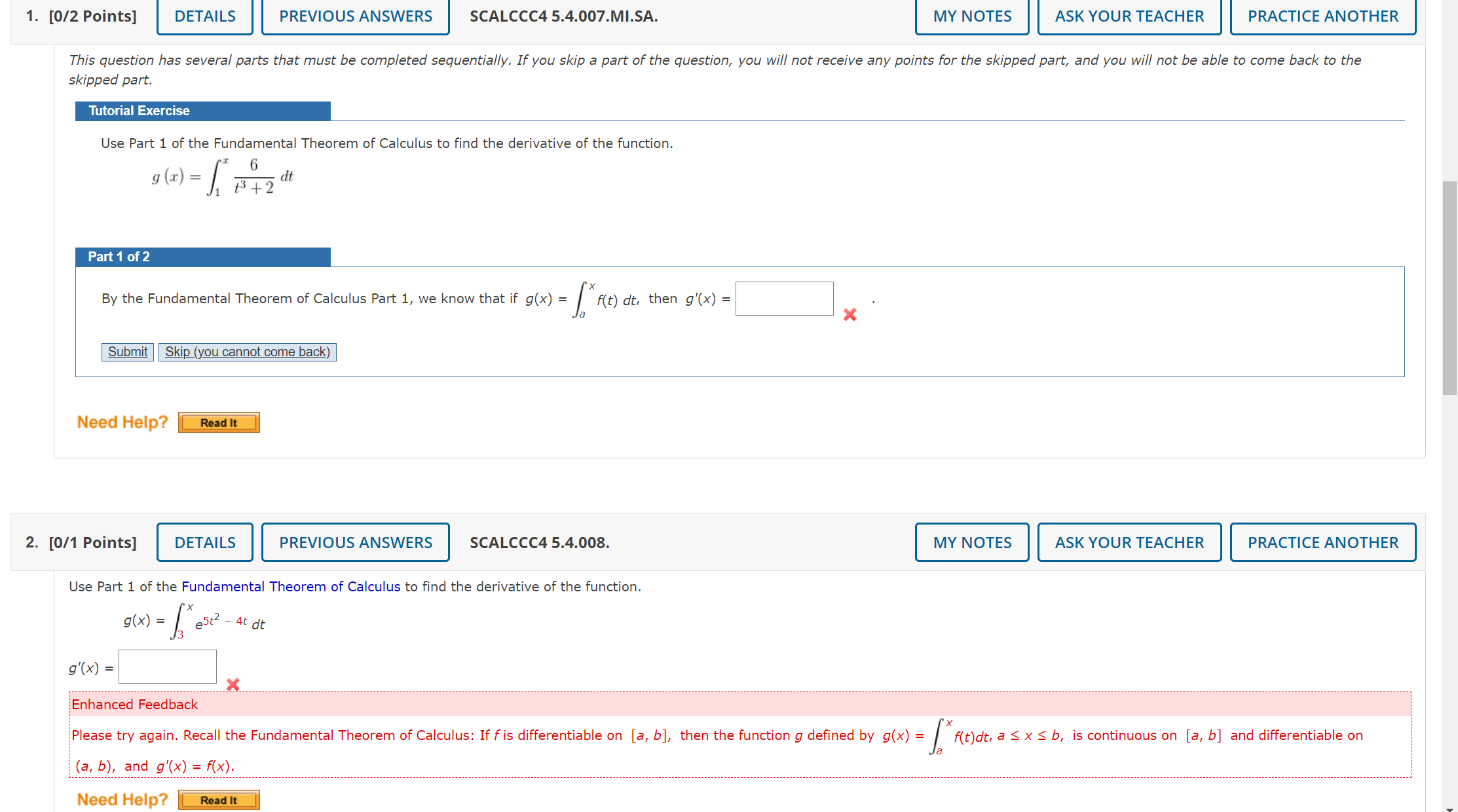 Solved skipped part. Tutorial Exercise Use Part 1 of the | Chegg.com Solved skipped part. Tutorial Exercise Use Part 1 of the | Chegg.com