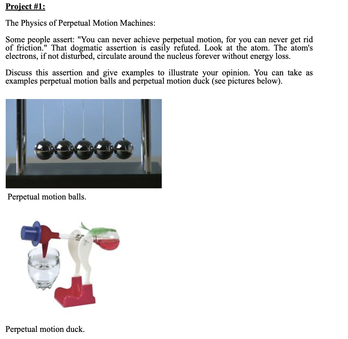 Solved The Physics of Perpetual Motion Machines: Some people | Chegg.com