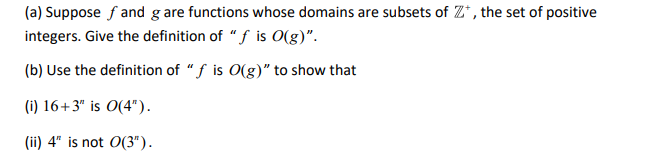 Solved (a) Suppose f and g are functions whose domains are | Chegg.com