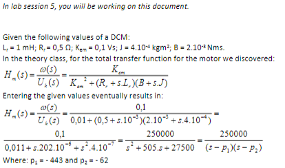 Solved DCM: electrical, mechanical time | Chegg.com