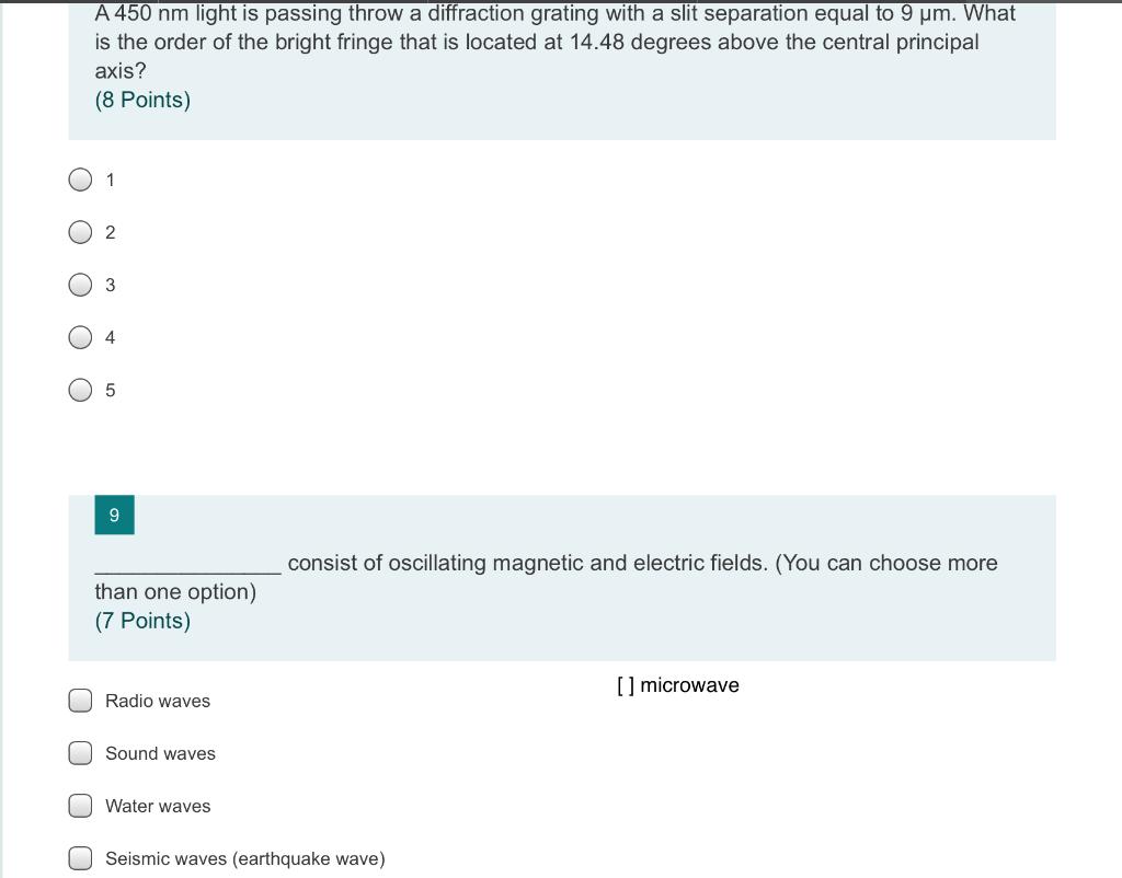 Solved The interference pattern that includes principal and | Chegg.com