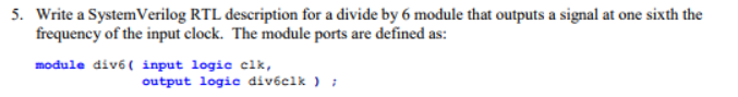 Solved Verilog Question Verilog Question Verilog Question 8918