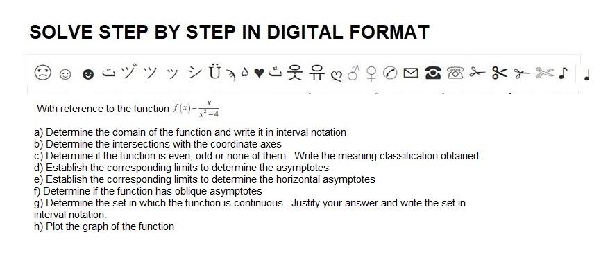 Solved SOLVE STEP BY STEP IN DIGITAL FORMAT With reference | Chegg.com