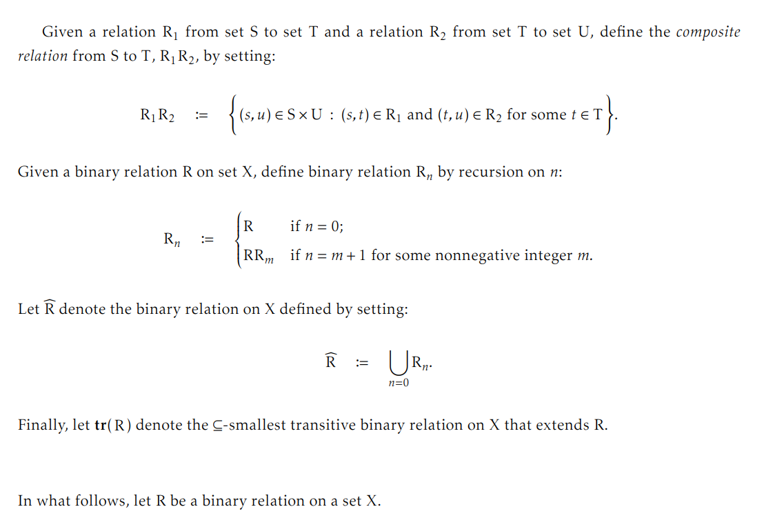Given A Relation Rį From Set S To Set T And A 