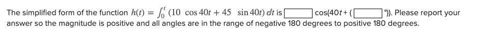 Solved The simplified form of the function | Chegg.com