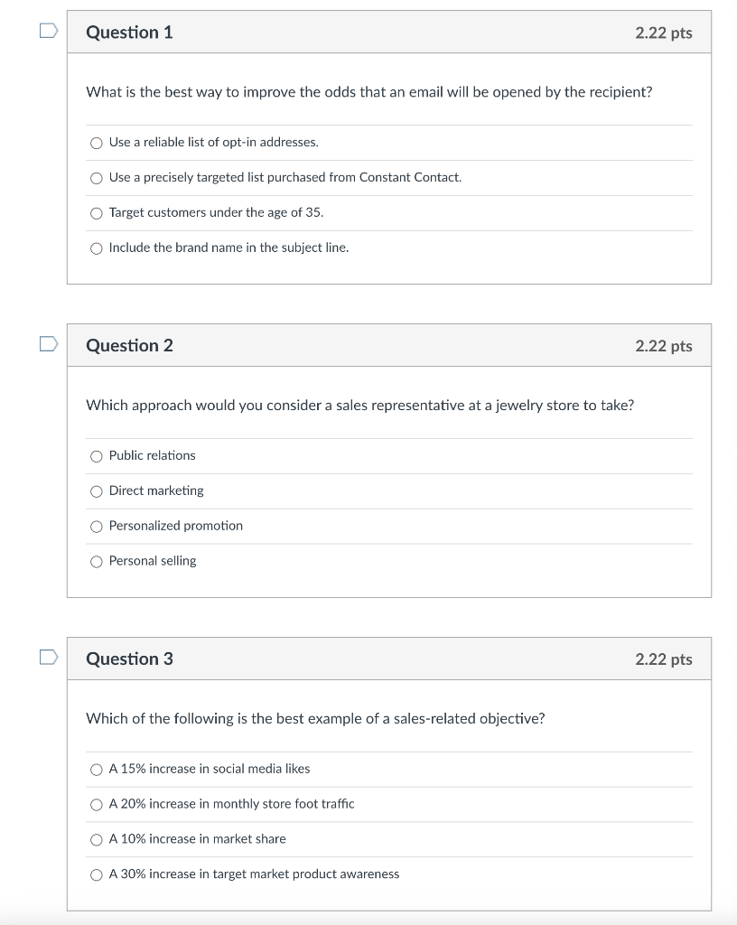 Solved What is the best way to improve the odds that an | Chegg.com