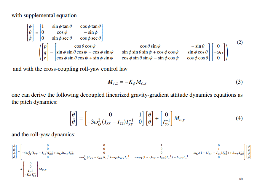 Solved Given: a gravity-gradient satellite in a circular | Chegg.com