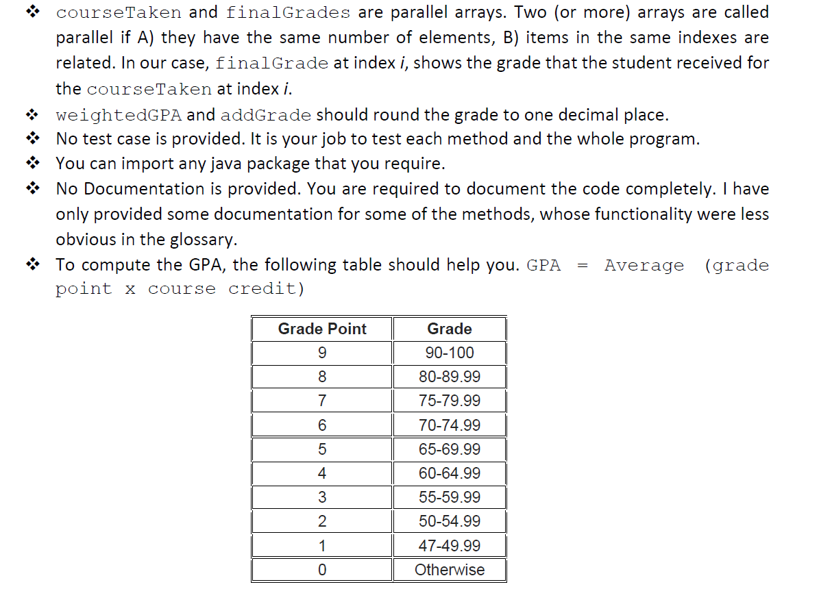 Solved Transcript Course grade: ArrayList - inputFile: File | Chegg.com