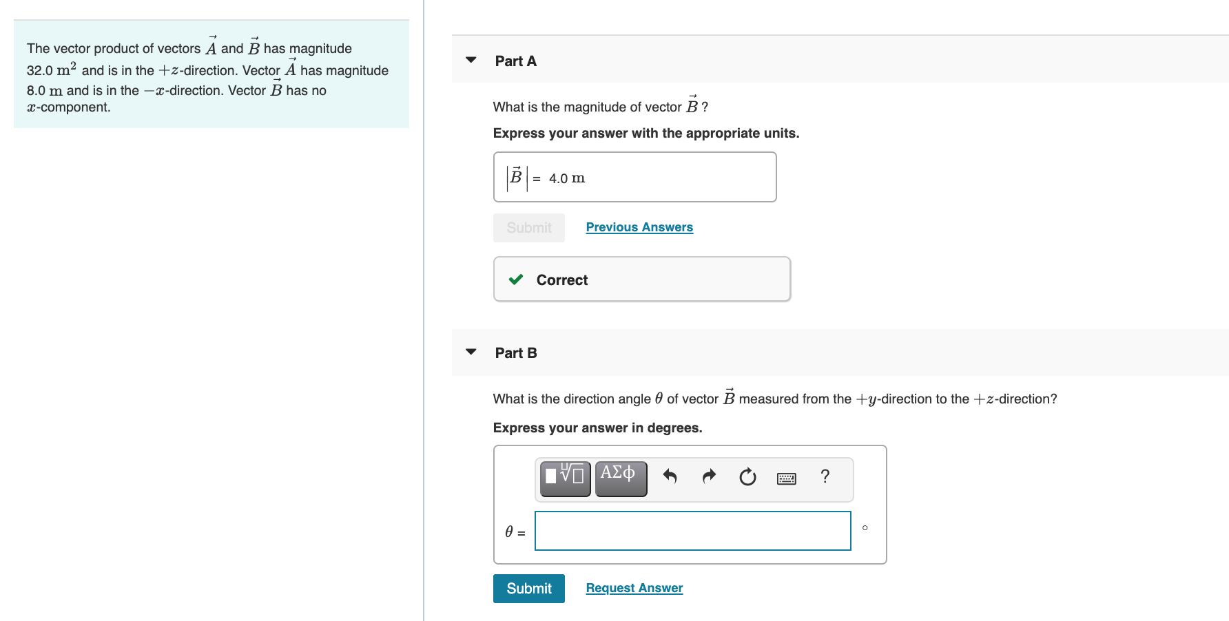 Solved If you could explain how to solve both part A and | Chegg.com