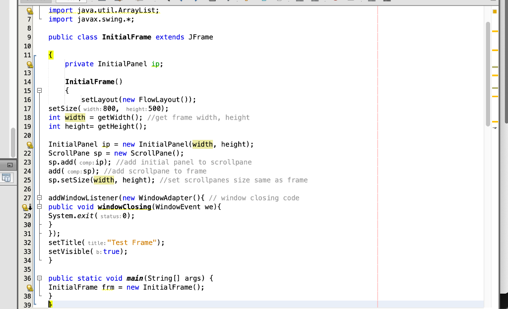 Solved (JAVA) Can someone explain why I am receiving the | Chegg.com
