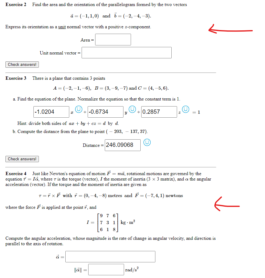 Solved Exercise 2 Find the area and the orientation of the | Chegg.com