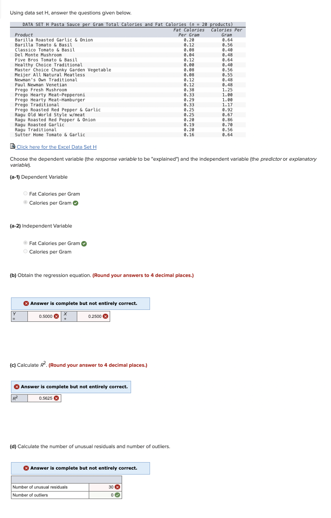 Solved Using data set H, answer the questions given below. | Chegg.com Solved Using data set H, answer the questions given below. | Chegg.com
