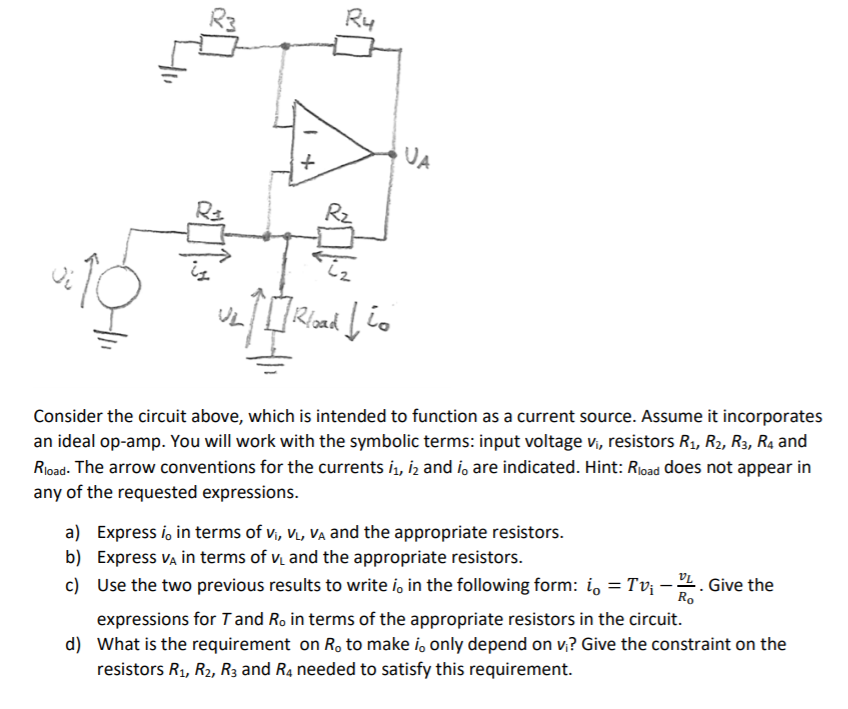 Solved Consider the circuit above, which is intended to | Chegg.com