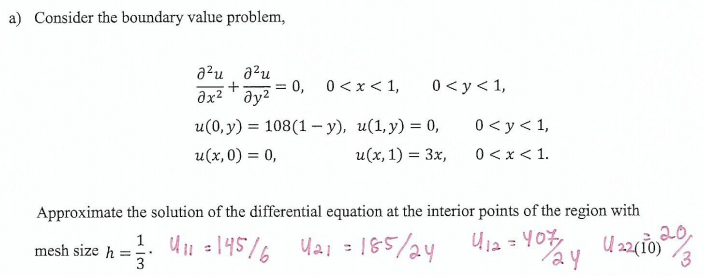 Solved a) Consider the boundary value problem, au 22u + = 0, | Chegg.com