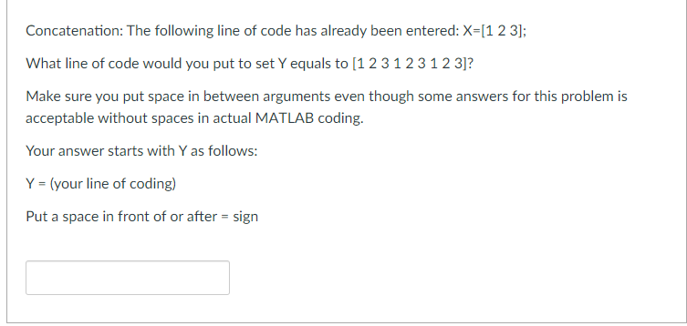Solved The following line of code has already been entered: | Chegg.com
