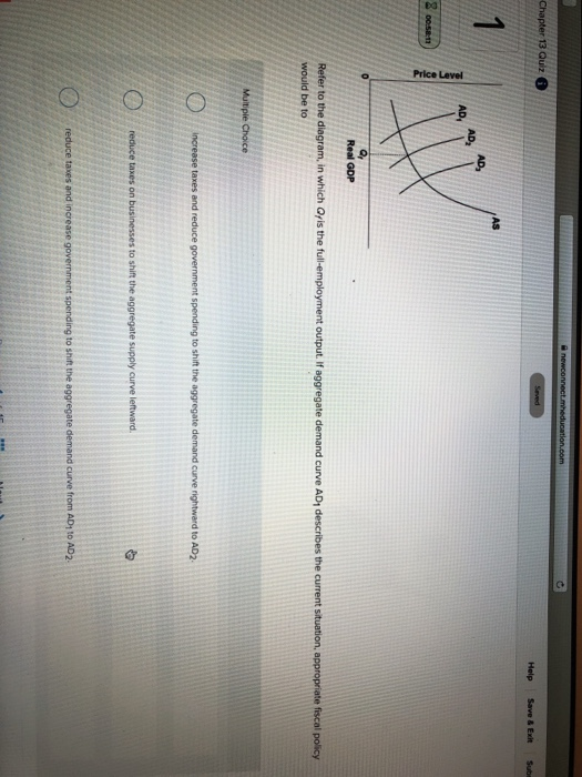 Solved Chapter 13 Quiz Help Save & Exit Sub Price Level | Chegg.com
