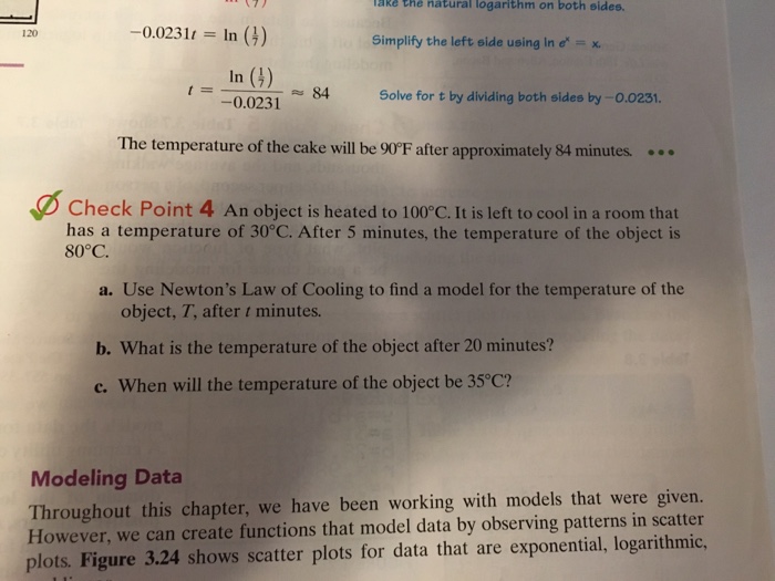 Solved An Object Is Heated To 100 Degree C It Is Left To Chegg