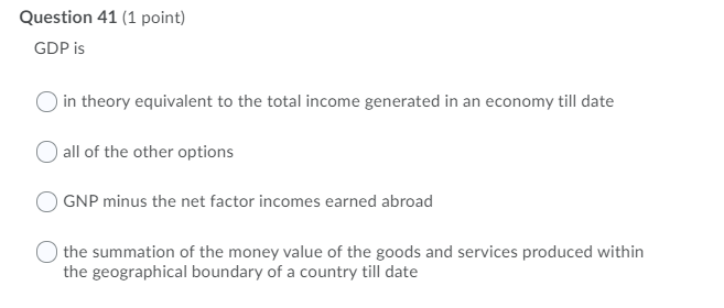 Solved Question 39 (1 point) Localization economies may take | Chegg.com