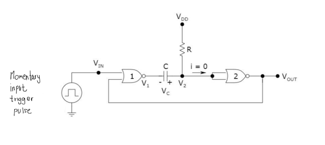 Momentary input trigger | Chegg.com