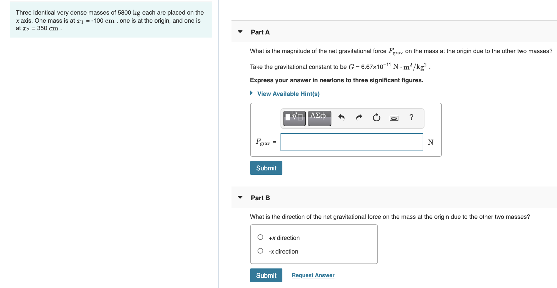 Solved Part A) What is the magnitude of the net | Chegg.com
