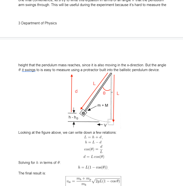 Solved PHYSICS 182A/195L LAB REPORT - LAB 8: BALLISTIC | Chegg.com