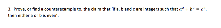 Solved 3. Prove, or find a counterexample to, the claim that | Chegg.com