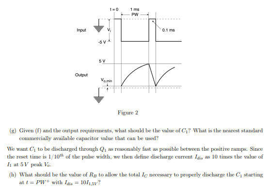 A simple RC ramp generator is shown in Figure 1 . | Chegg.com