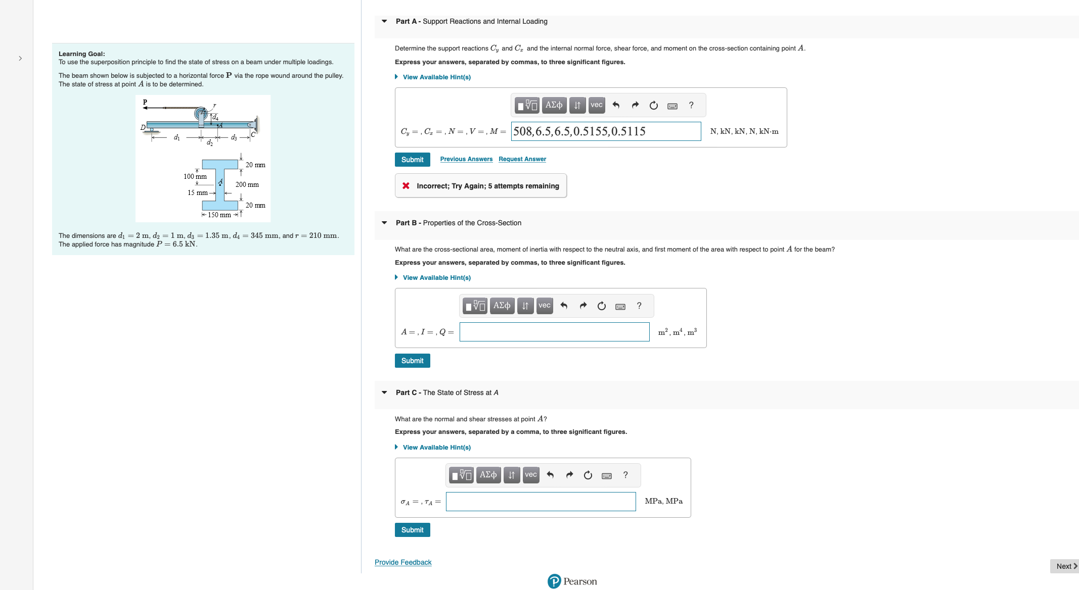 Solved Determine the maximum uniform loading w the W 310×21 | Chegg.com