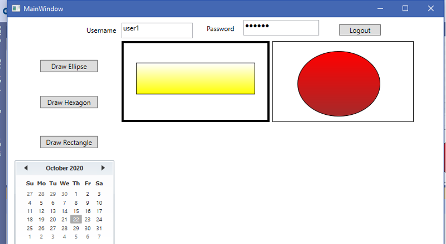Solved write XAML code required to create the following WPF | Chegg.com