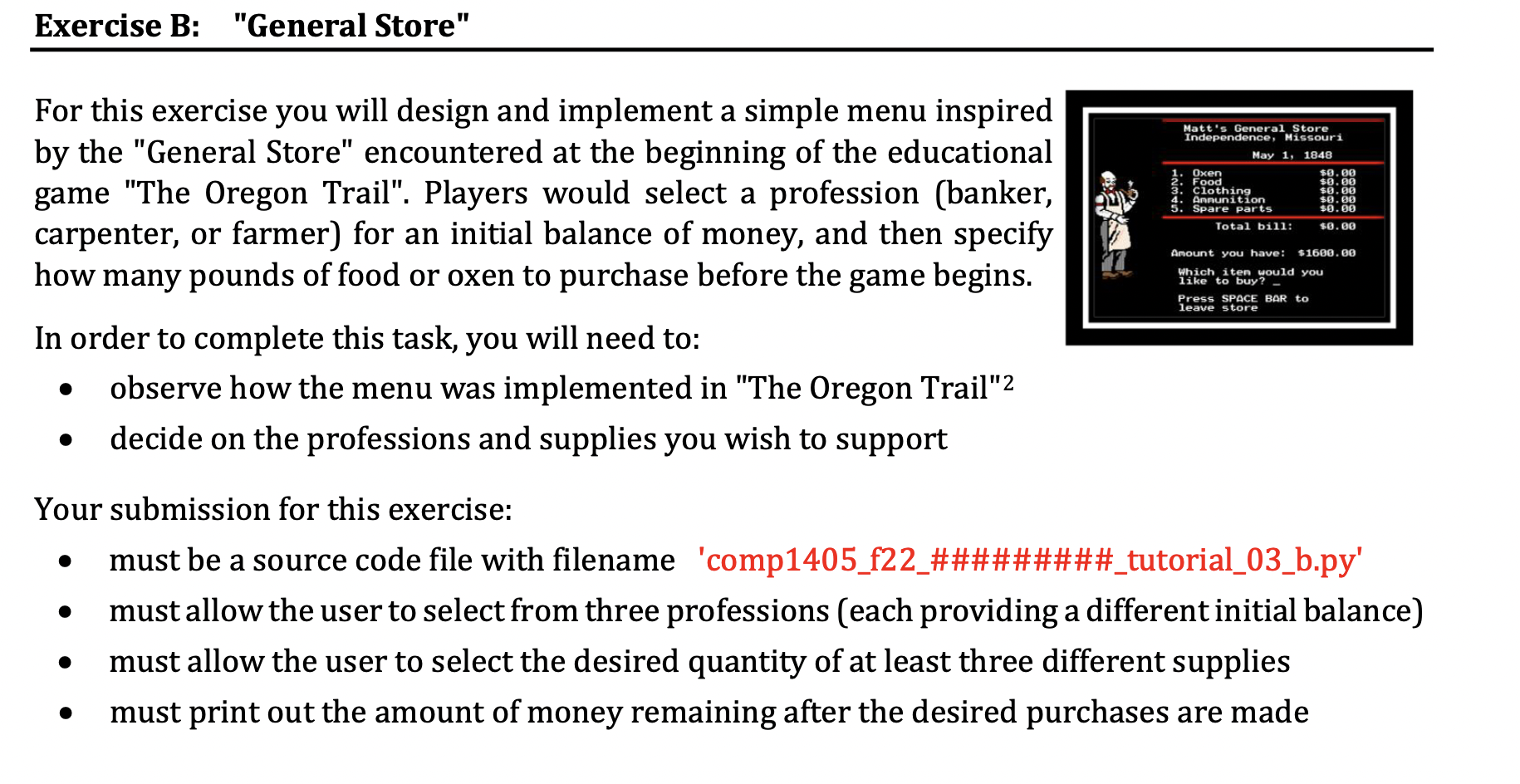 Solved For this exercise you will design and implement a | Chegg.com