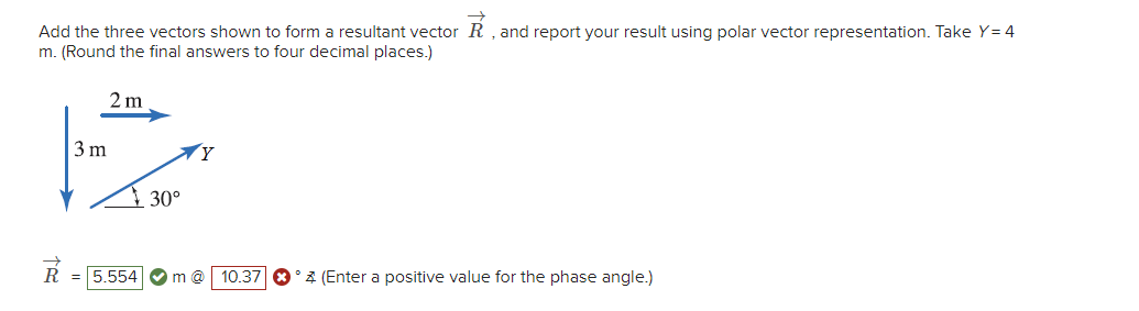 Solved Add the three vectors shown to form a resultant | Chegg.com