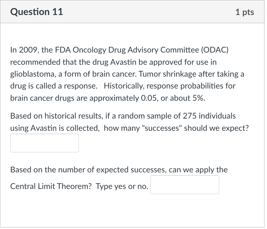 Solved In 2009, the FDA Oncology Drug Advisory Committee | Chegg.com