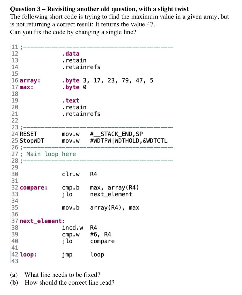 Solved Question 3-Revisiting another old question, with a | Chegg.com