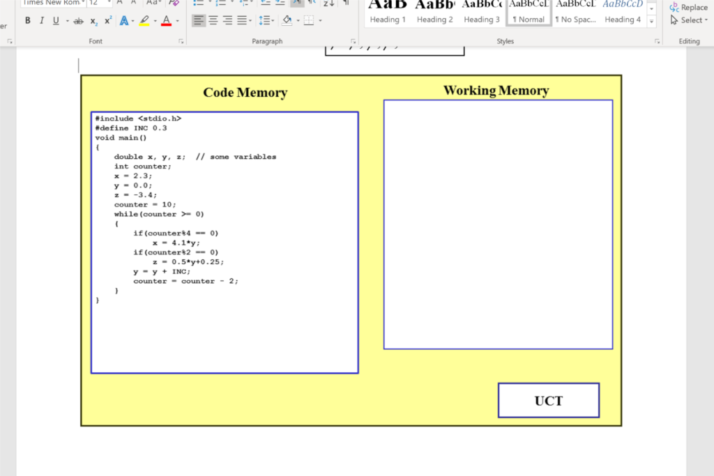Solved 10 Points Following Programming Model Contains Code Memory Indicated C Program 3553