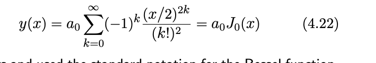 Solved Work out the Frobenius series solution to the Bessel | Chegg.com
