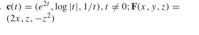 Solved show that the given curve c(t) is a flow line of | Chegg.com