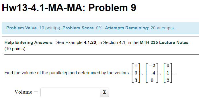 Solved Hw13-4.1-MA-MA: Problem 9 Problem Value: 10 point(s). | Chegg.com Solved Hw13-4.1-MA-MA: Problem 9 Problem Value: 10 point(s). | Chegg.com
