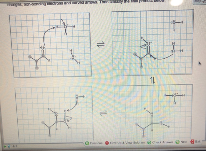 Solved complete the mechanism for the formation of the major | Chegg.com